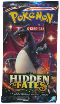 Pokemon Hidden Fates Booster Pack RANDOM PACK ART Pokemon Sealed Products Pokemon Booster Packs Collector s Cache LLC